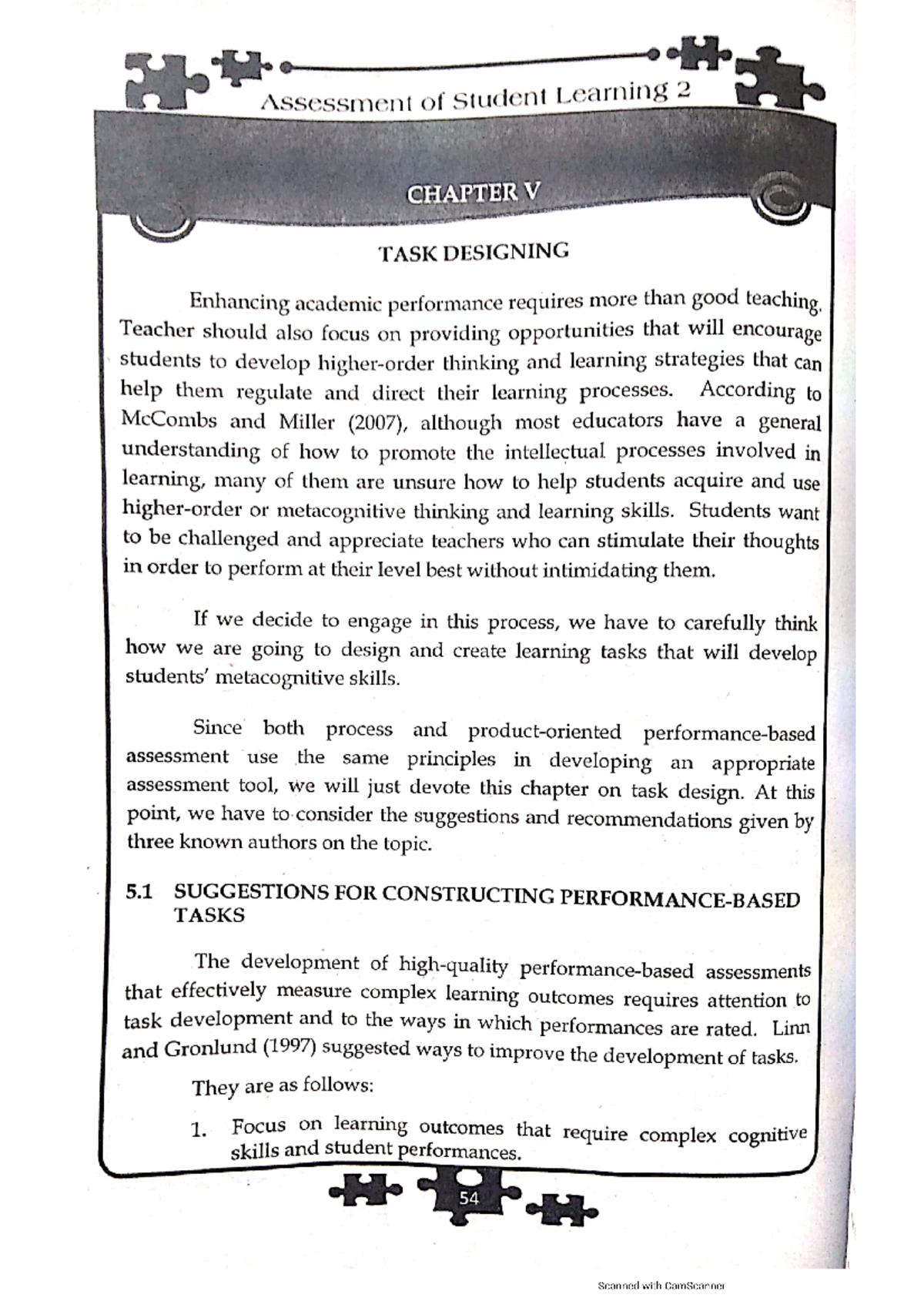 Module 1 Task Designing - Bachelor of Secondary Education - Studocu