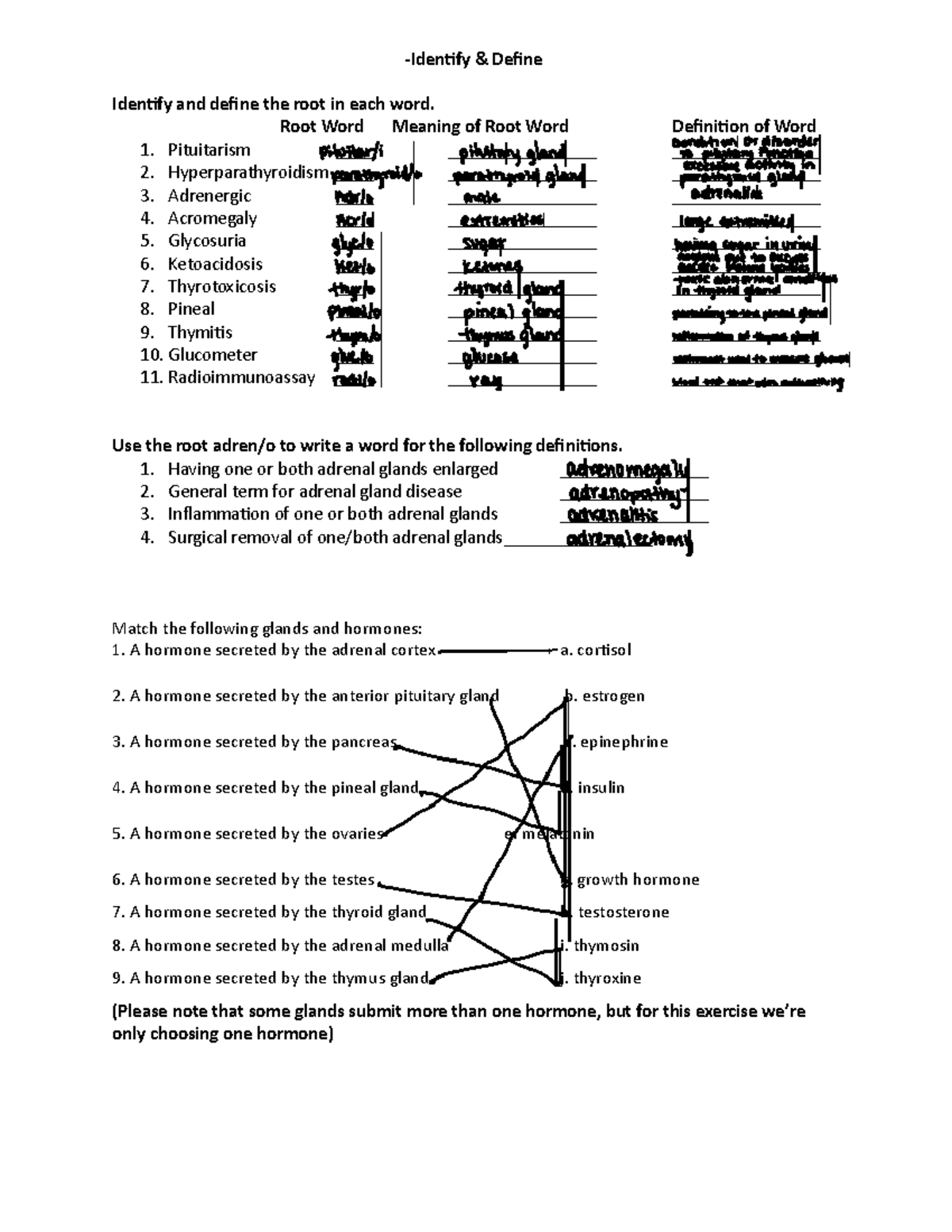 Terminology worksheet module 11 -Identify & Define Identify and define ...