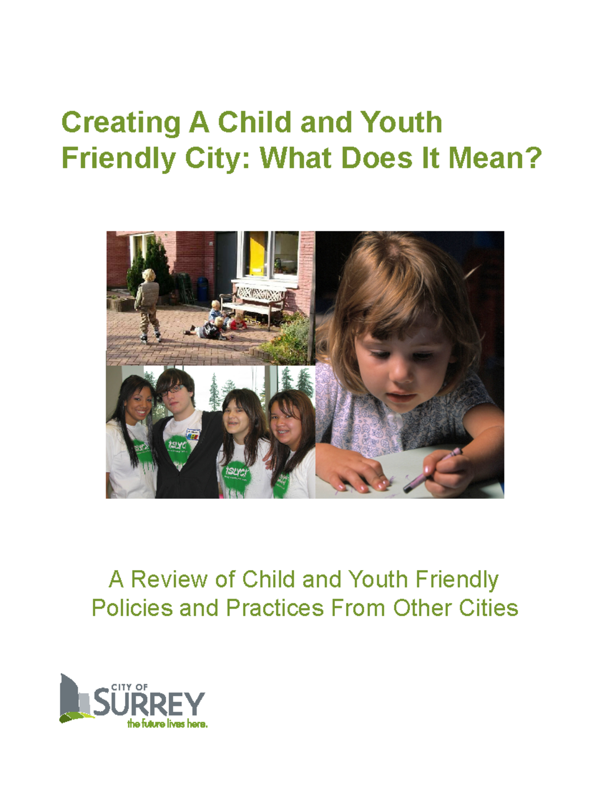 Child and Youth Friendly Background Report - Creating A Child and Youth ...