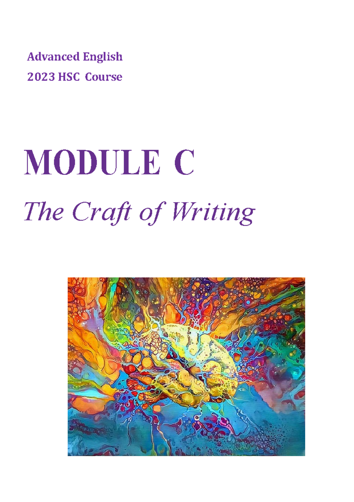 Adv Mod C bklet 23 HSC - ckdsa - Studocu