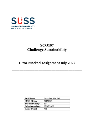 [Solved] Gina a student in her second semester at SUSS is found to have ...