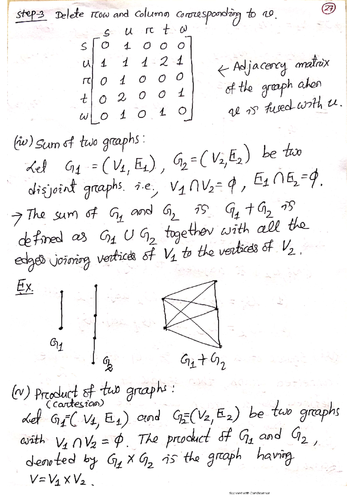 Lecture Notes #05 - graph theory - Studocu