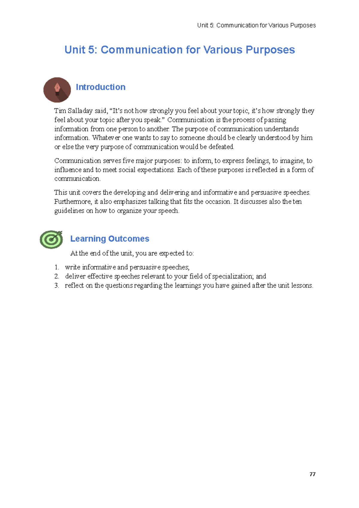 Unit 5 final copy - this is to help students in their learning. - Unit ...