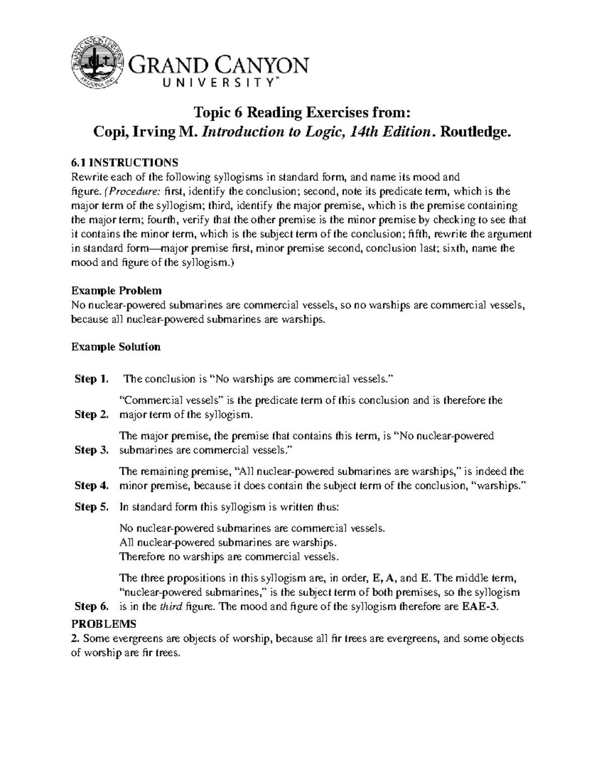 COM362 T6 Reading Exercises Topic 6 Reading Exercises From Copi com362-t6-reading-exercises-topic-6-reading-exercises-from-copi