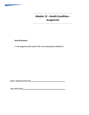 PSW Module 10 assisgnment - Module 10 – Assisting with Medications ...