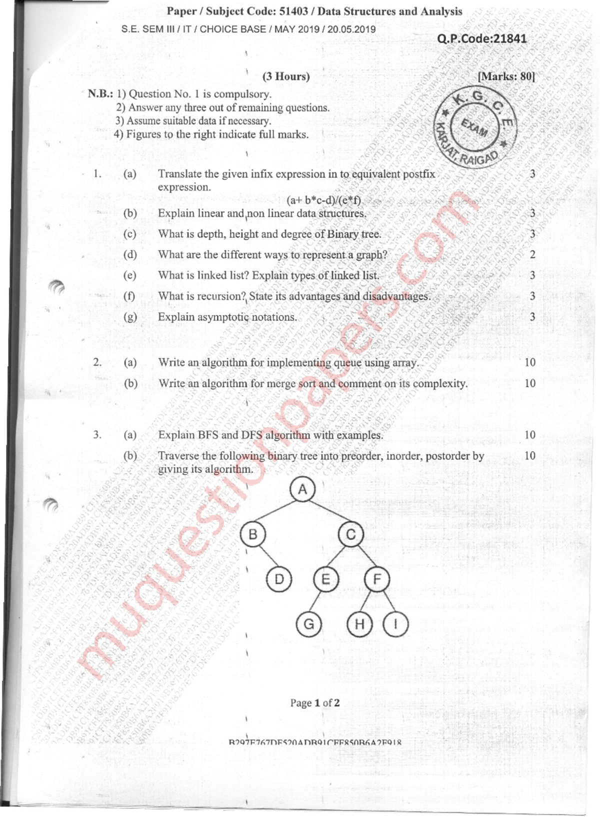 SE-IT SEM3 DSA- Cbcgs MAY19 - Chemistry - Studocu