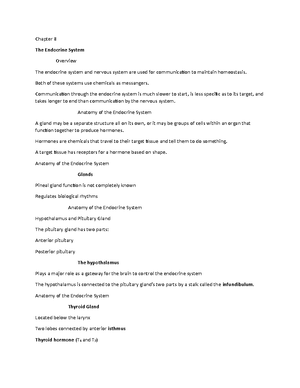 Ch 4 - Bones - Chapter 4 The Skeletal System Overview The skeletal ...