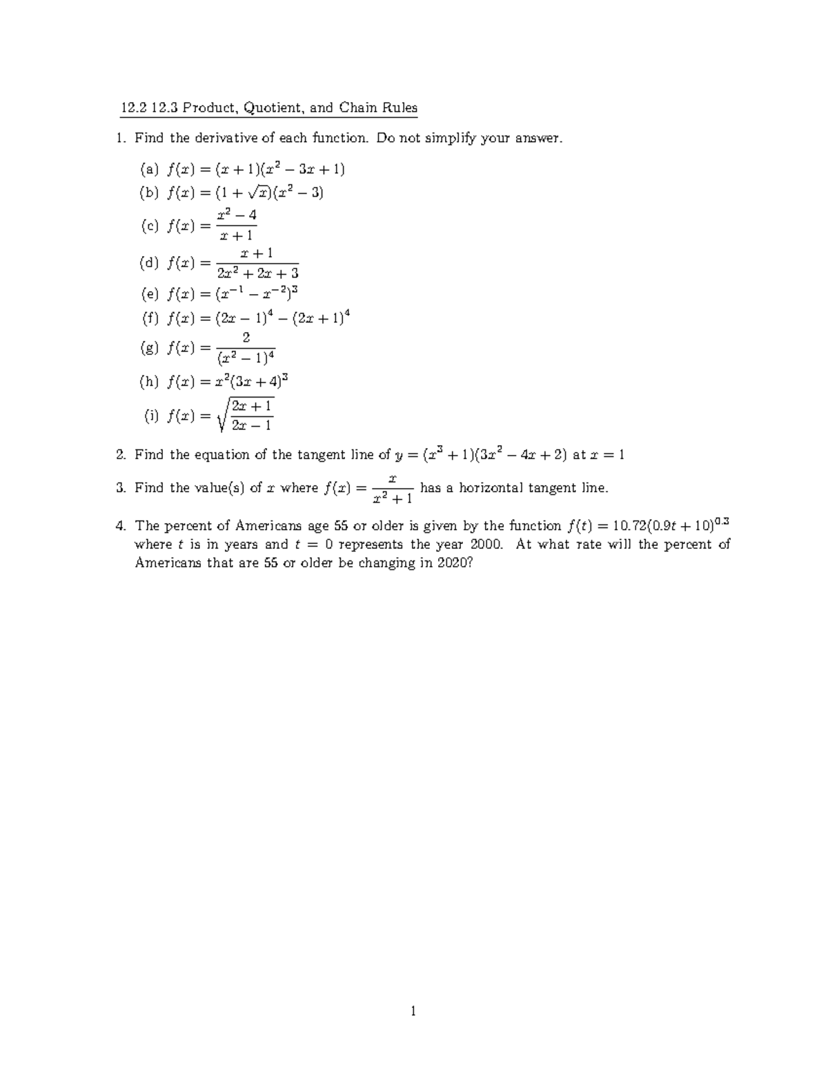 Math 102 Spring 22 Week 4 Review Worksheet - MATH 102 - Studocu