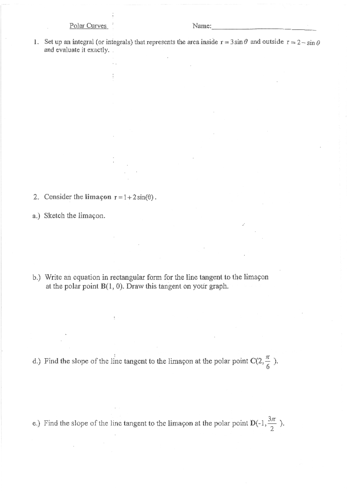 01 - Polar Curves - common - Mathematics: Analysis and Approaches SL ...