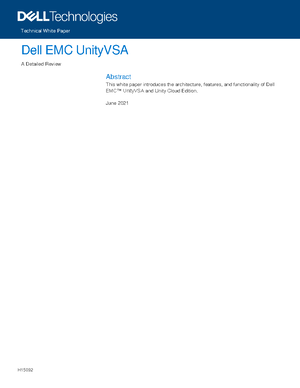 H15572-dell emc unity-nas capabilities - H Technical White Paper Dell ...