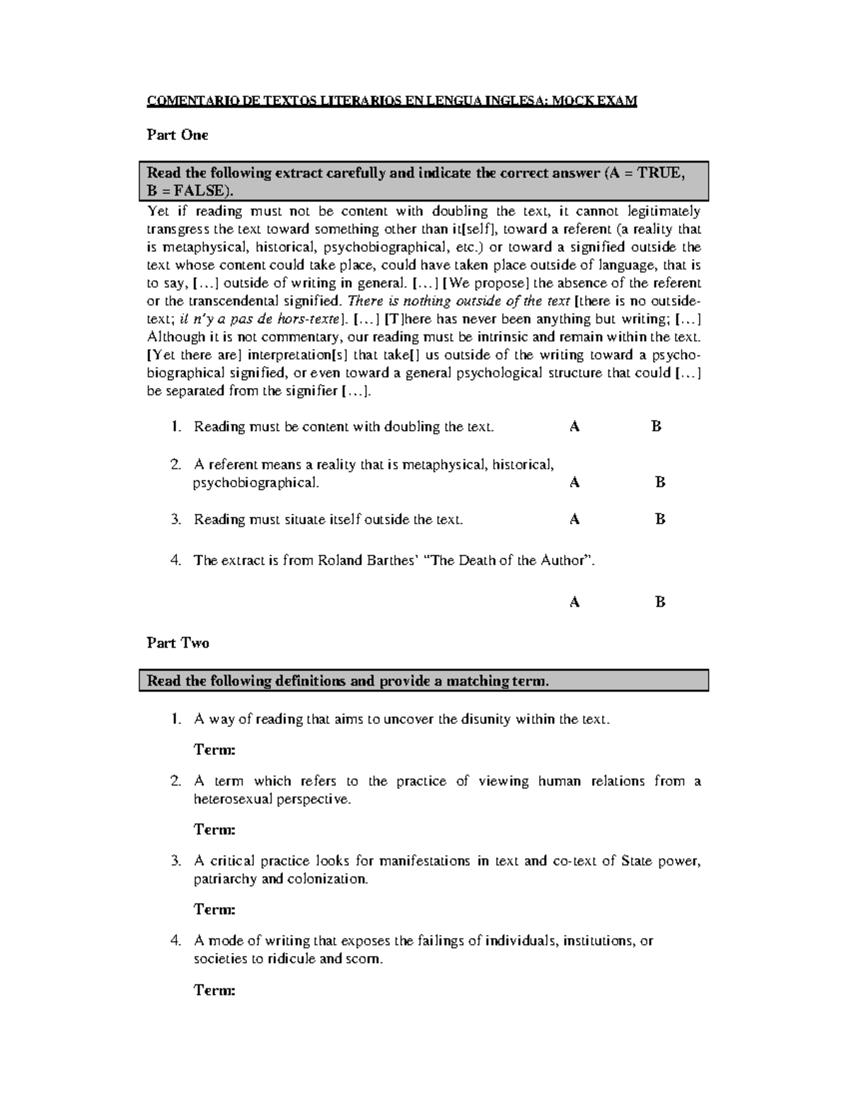 MOCK DEF VER - begining theory - COMENTARIO DE TEXTOS LITERARIOS EN ...