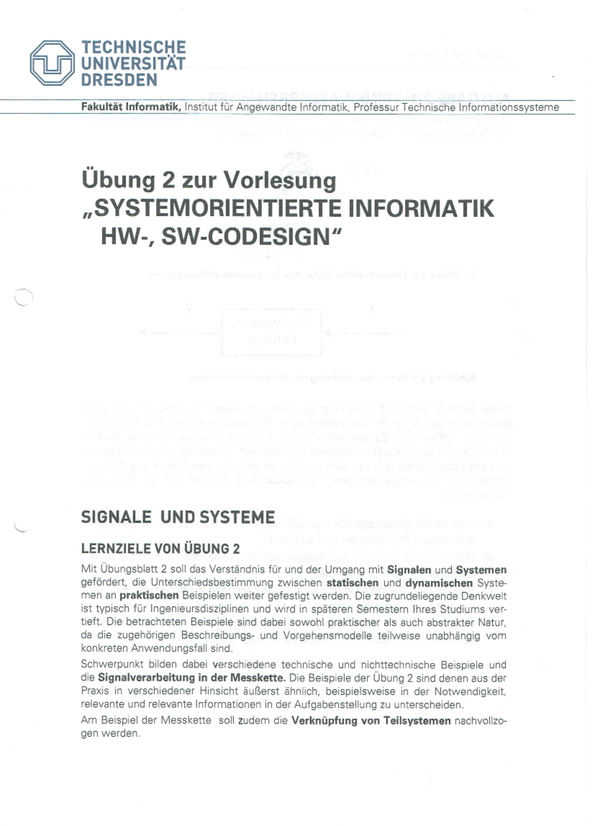 Übung 2 - Systemorientierte Informatik/ Hardware Software Codesign - StuDocu