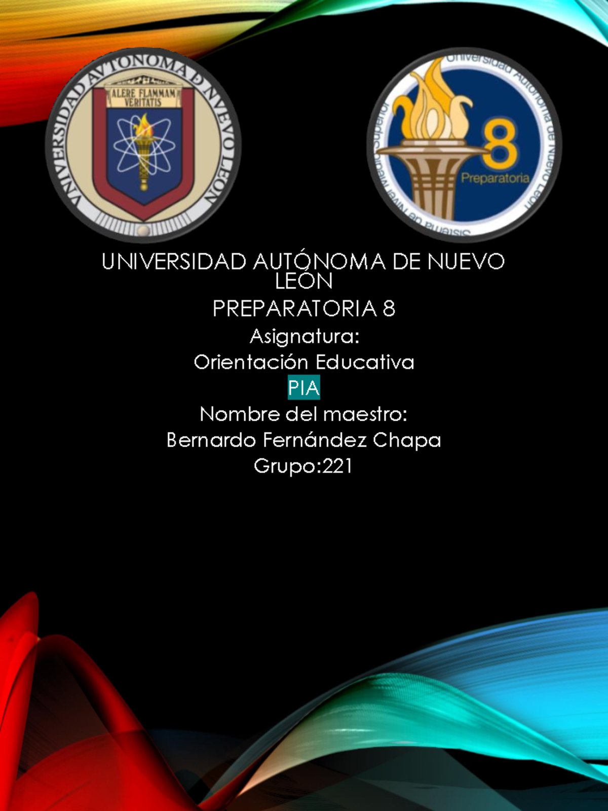 PIA de OP Diego Valdez Equipo 10 221 - UNIVERSIDAD AUT”NOMA DE NUEVO LE”N PREPARATORIA 8 ...