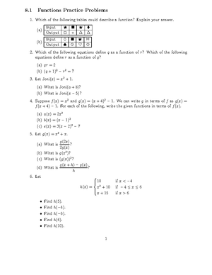 Webwork 3.3 - MA109 - Studocu