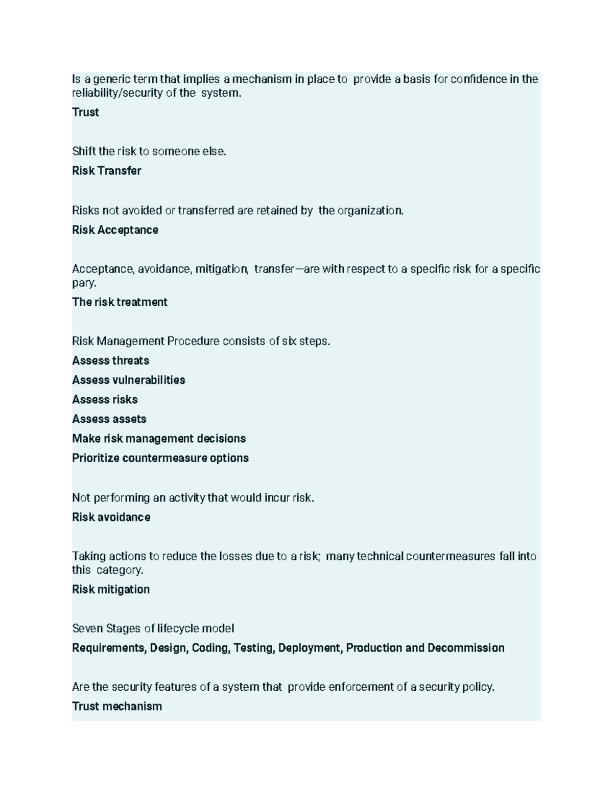 Application Lifecycle Management Midterm Quiz 1 - Is a generic term that implies a mechanism in ...