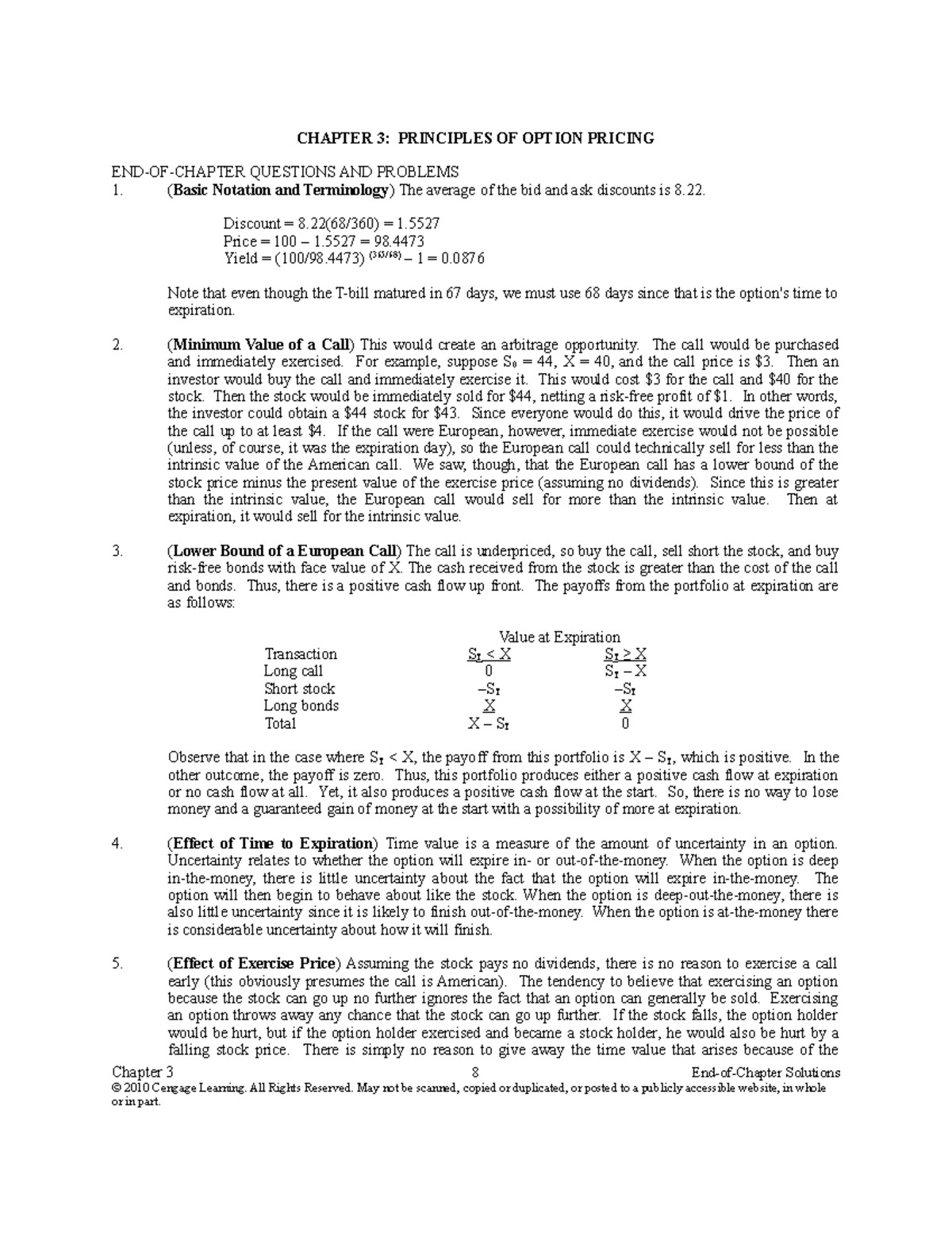 Chapter 3 - coincard - CHAPTER 3: PRINCIPLES OF OPTION PRICING END-OF ...