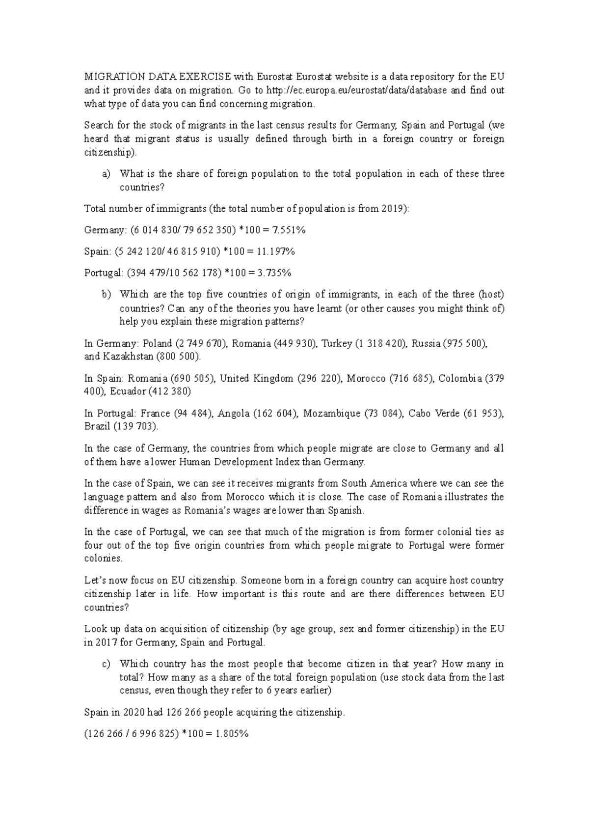 Migration exercise - ejercicio de la migracion - MIGRATION DATA ...