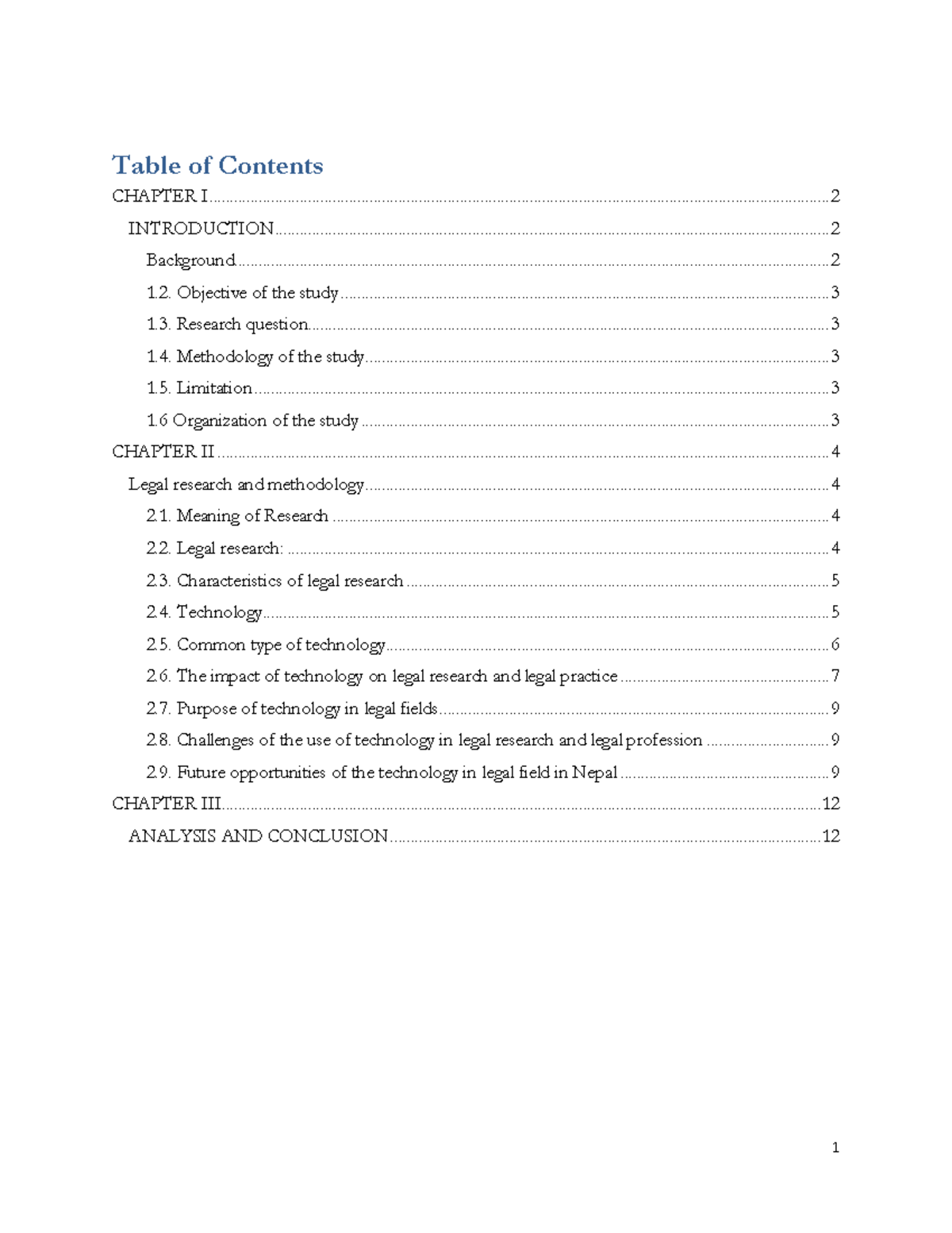 natural resources for economic development - Table of Contents CHAPTER ...