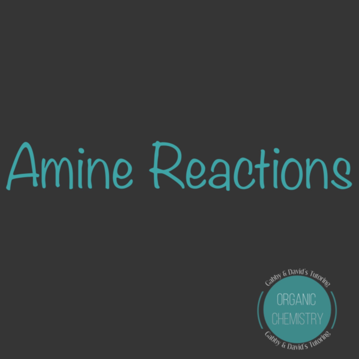 Amine Reactions-220321-130329 - NS 3410 - Amine Reactions ####### 1 ...