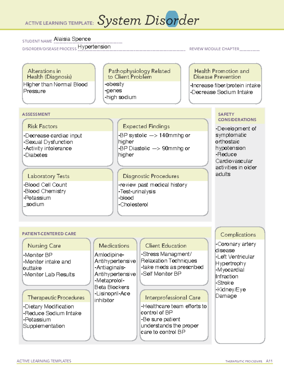 Active Learning Template sys Dis - ACTIVE LEARNING TEMPLATES ...