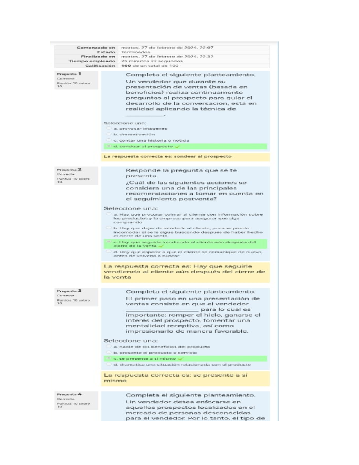 Doc3 - TRABAJO - El proceso de las ventas - Studocu