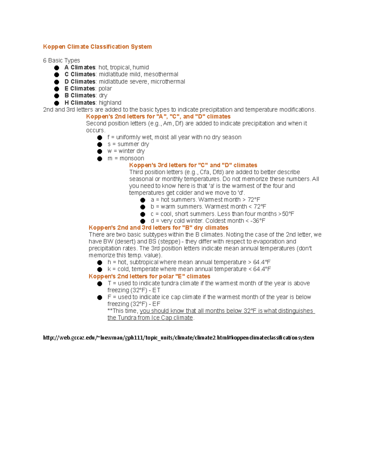 Koppen Climate Classification System-1 - Koppen's 2nd letters for "A ...