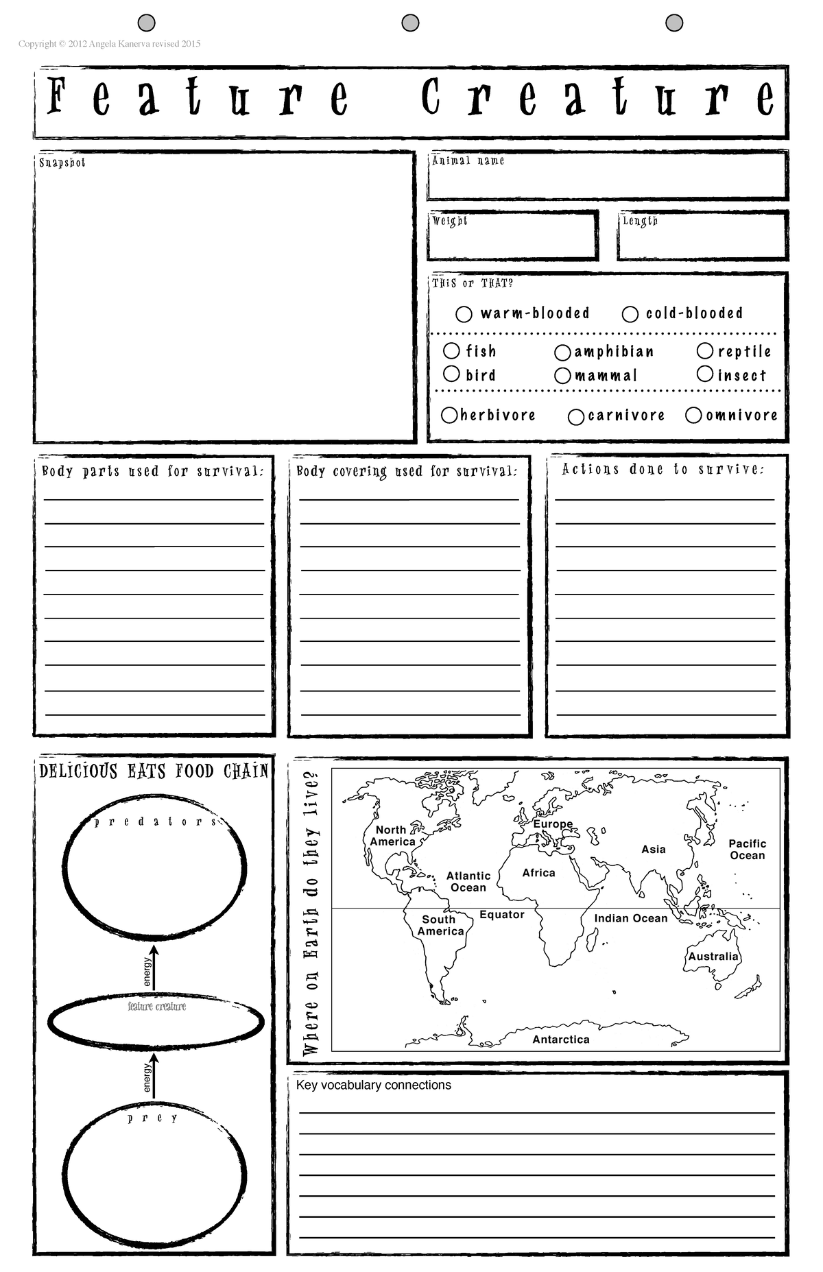 Animal Adaptations Poster Designfor Upper Elementary-1 - F e a t u r e ...
