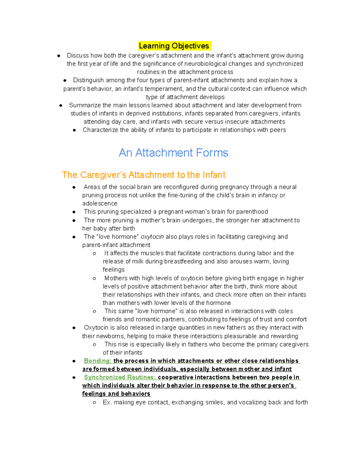 13.3 The Infant - Chapter 13 Emotional Development section 13.3 book ...
