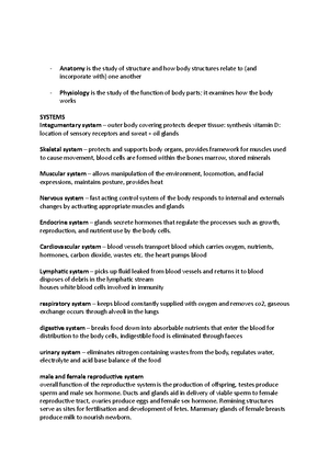 Study Topic 1 page 1 - Body Planes and positional anatomy definitions ...