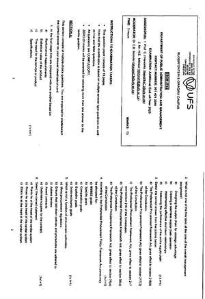 TRL2604 Portfolio Examination 2021 1 - i College of Economic and ...
