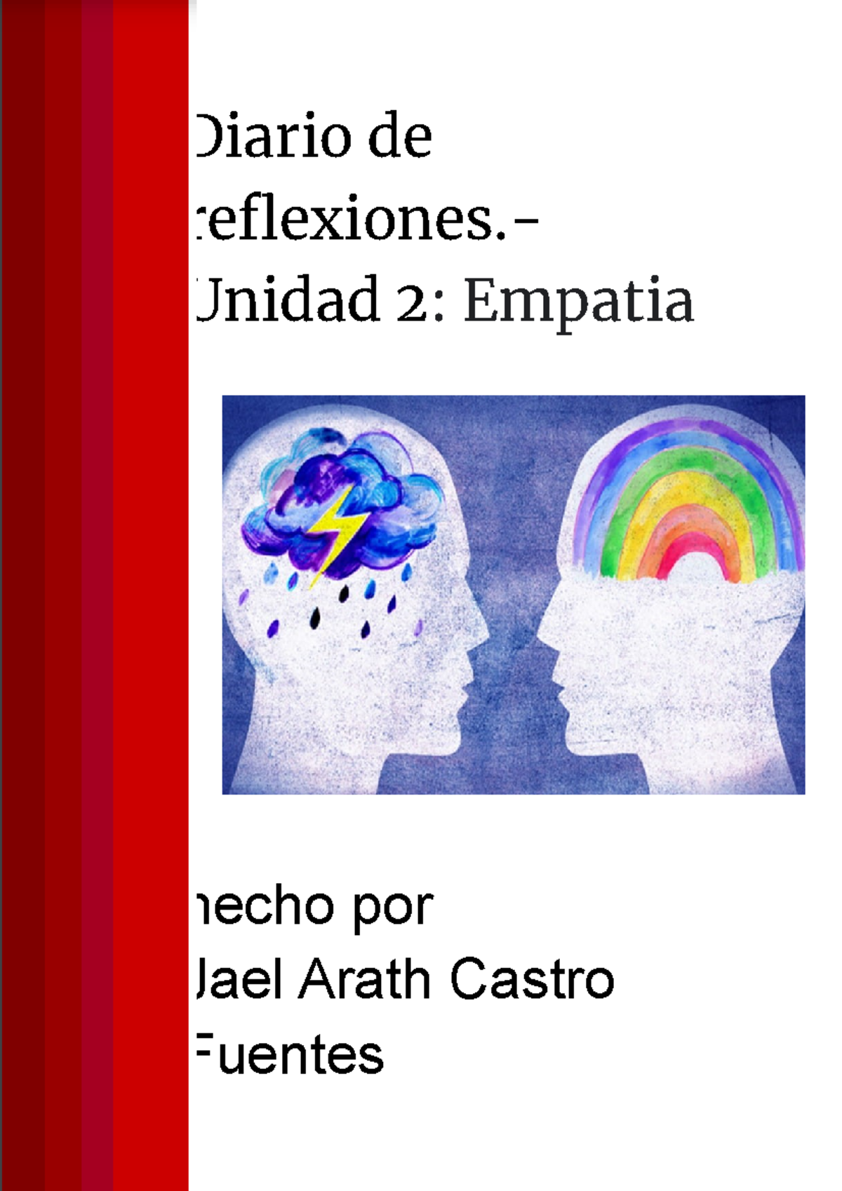 Diario de reflexiones unidad 2 - Diario de reflexiones.- Unidad 2: Empatia hecho por Jael Arath ...