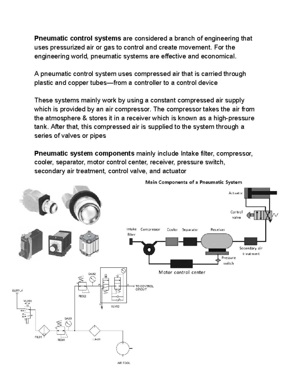 Pneumatic - For the engineering world, pneumatic systems are effective ...