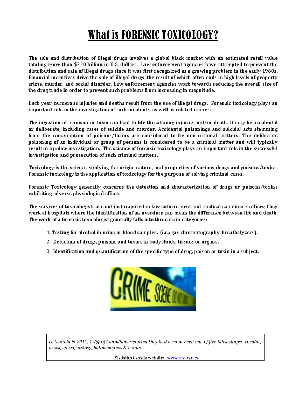 1-intro forensic toxicology amp amp amp illicit drugs - What is ...