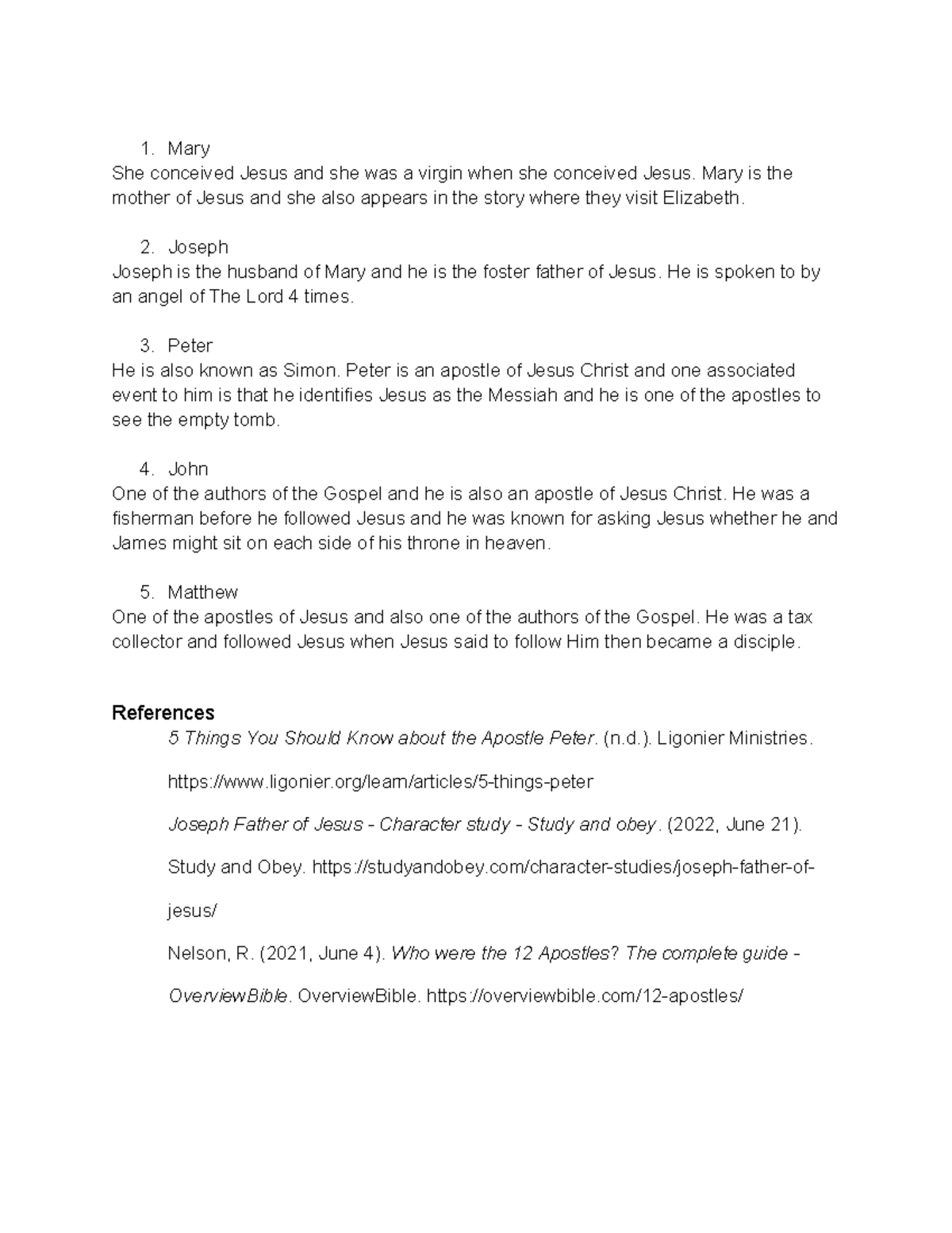 Religion M3- Pre-Task - Mary She conceived Jesus and she was a virgin ...