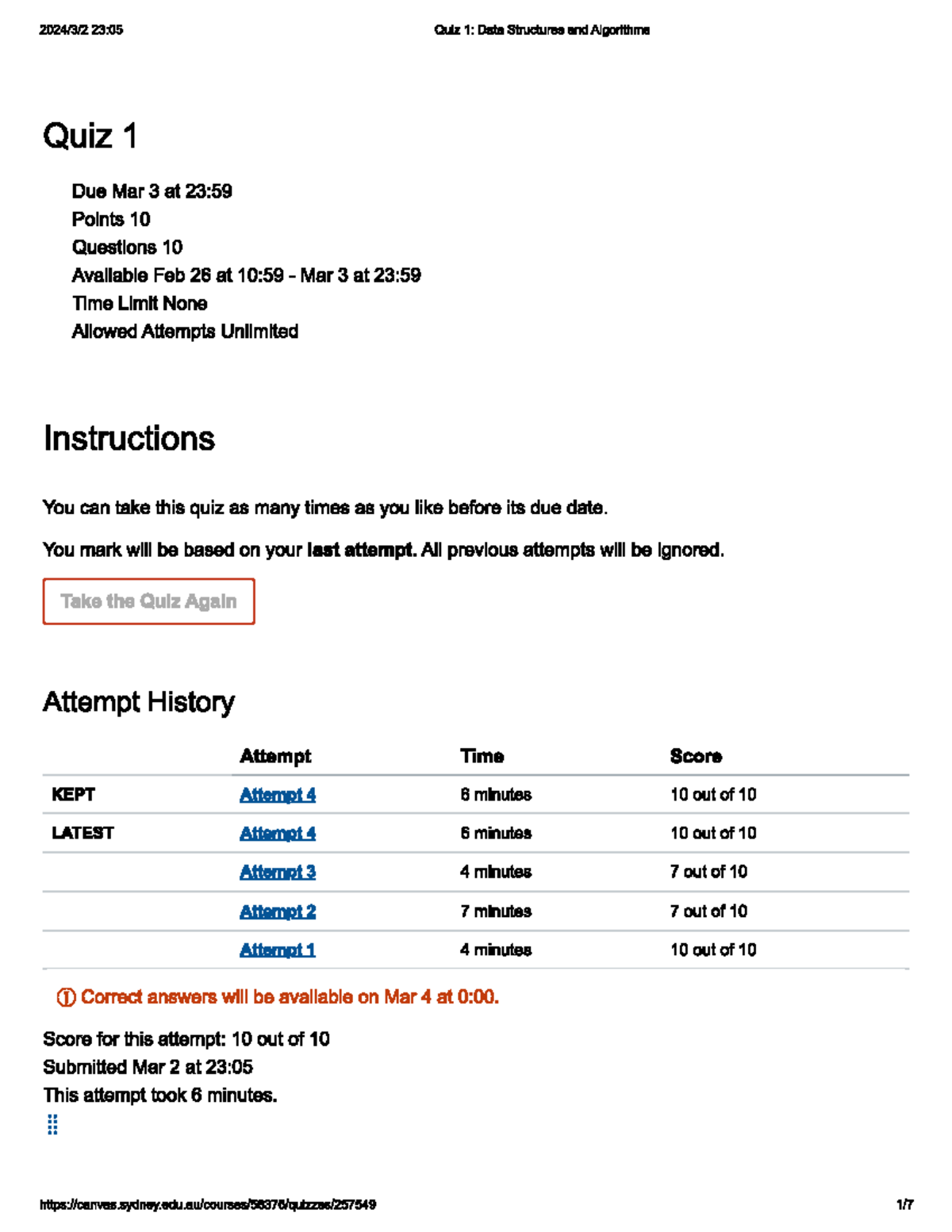 Q1 1 - 2123 - COMP2123 - Studocu