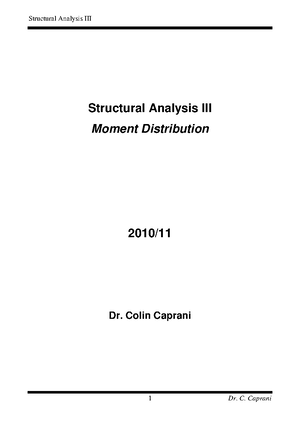 STY200S - CPUT - Structural Analysis 2 - Studocu