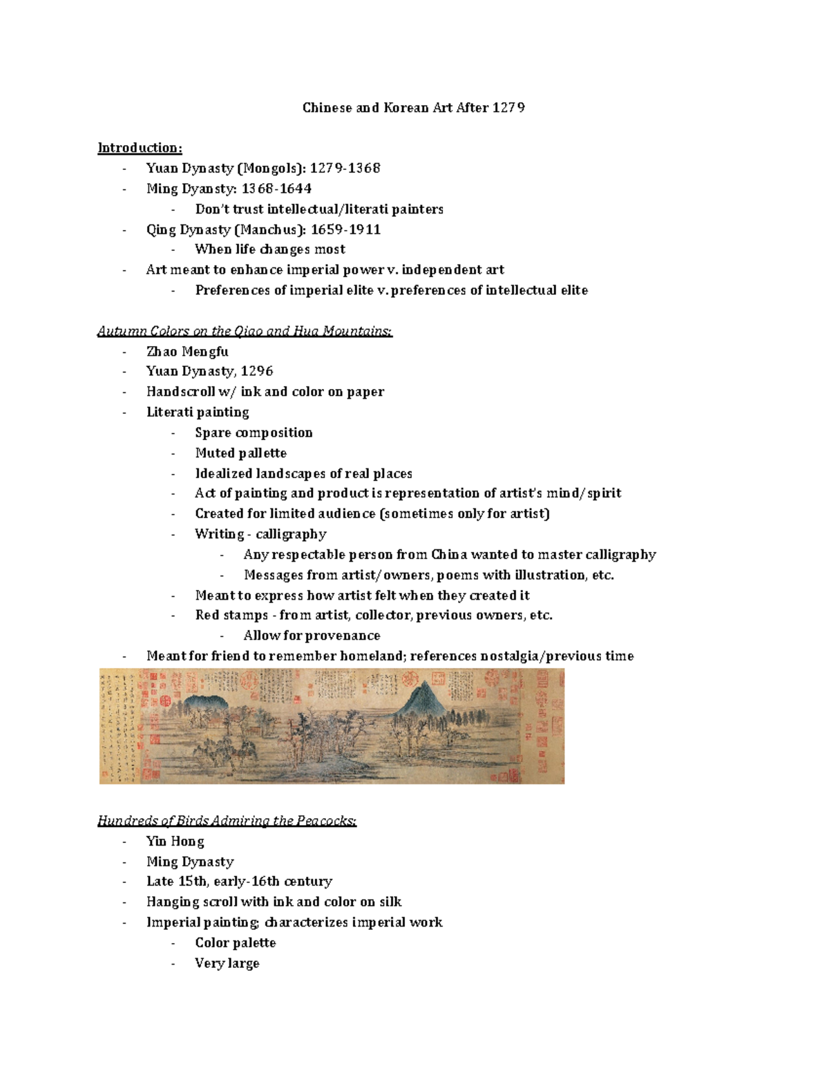 Chinese and Korean - Professor Michael Panbehchi - Chinese and Korean ...