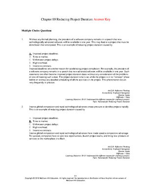 Project Management The Managerial Process Chap 07 Solution Manual ...