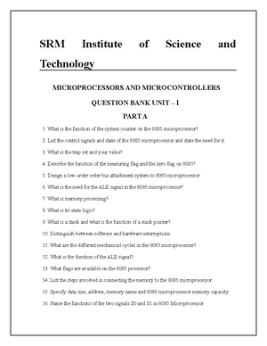 8051 Memory Interfacing - Chapter: 6 MEMORY AND I/O INTERFACING MEMORY INTERFACING MEMORY - Studocu