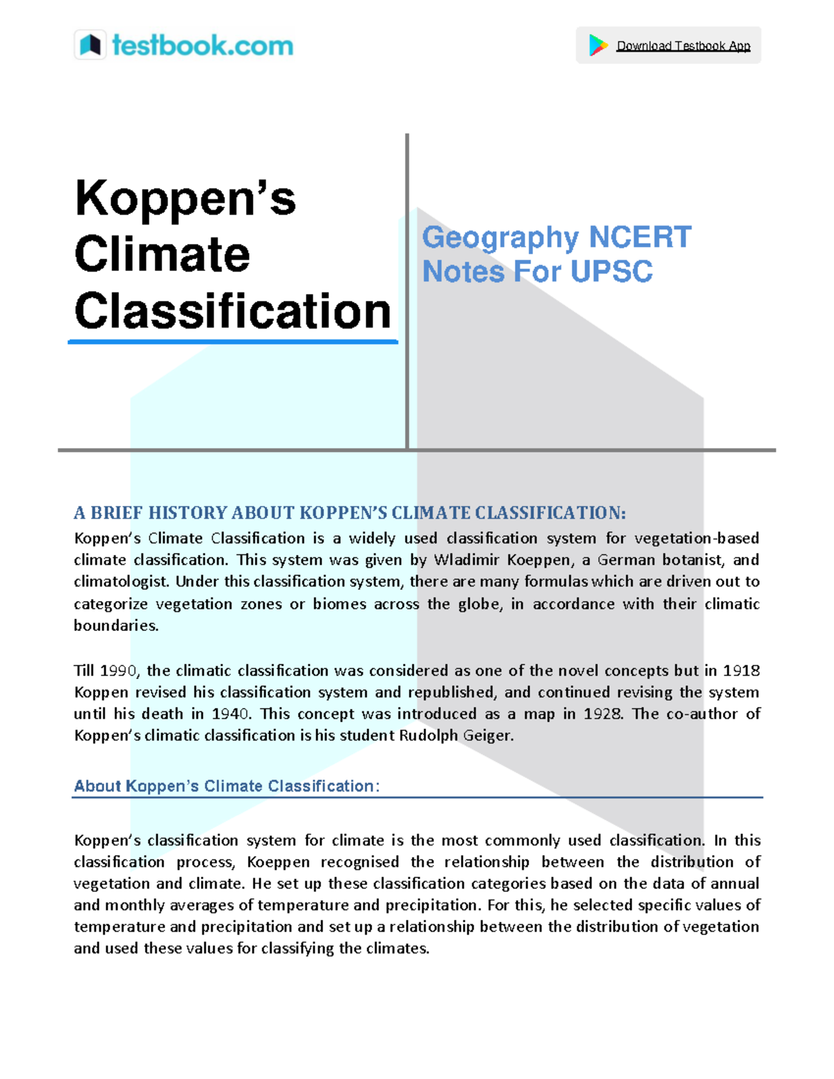 Koppen-1360be25 - A BRIEF HISTORY ABOUT KOPPEN’S CLIMATE CLASSIFICATION ...