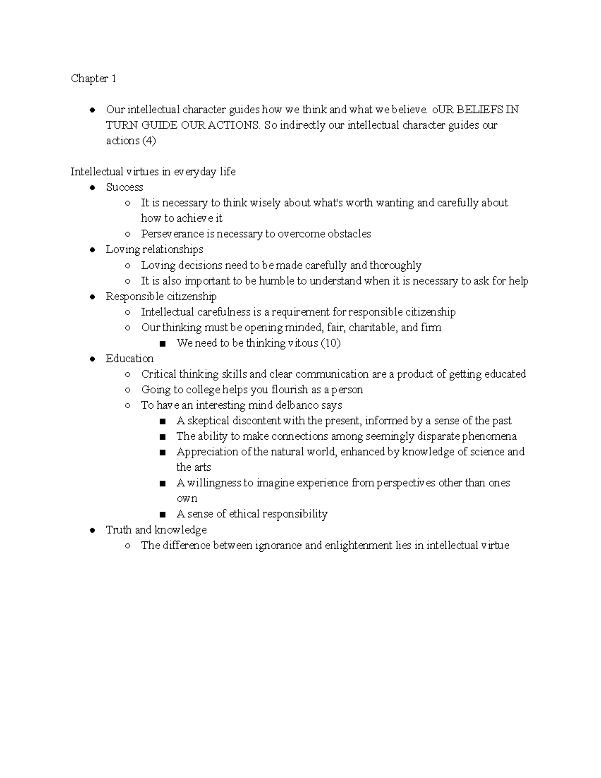 Excellend mind - Excellent Mind - Chapter 1 Our intellectual character ...