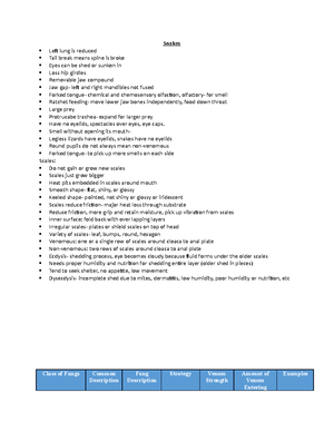 Reptile Concept Maps - Crocodilians General o Elongated body with ...
