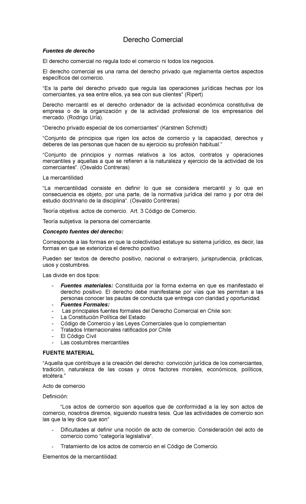 Derecho comercial - El derecho comercial es una rama del derecho ...