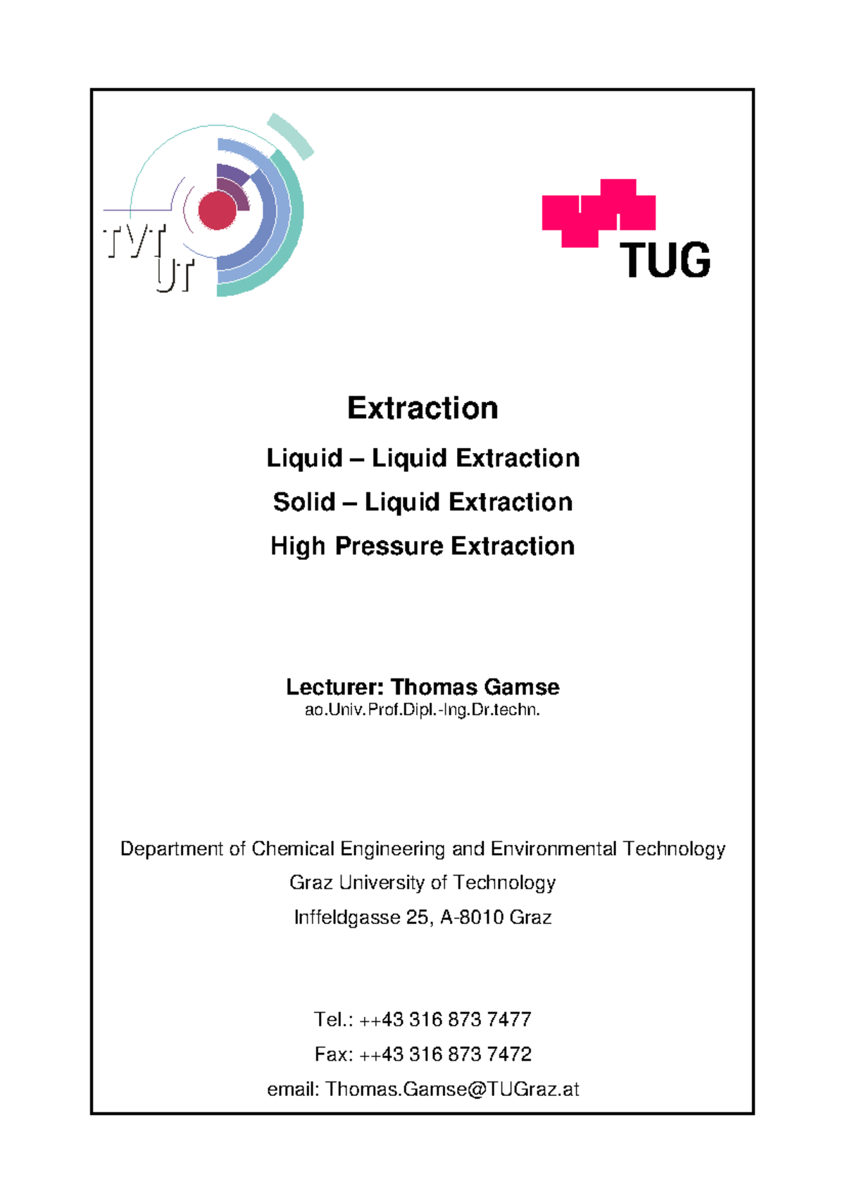 02 Script Extraction - Extraction Liquid – Liquid Extraction Solid ...