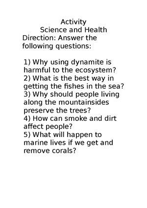 Activity Science 3(E) - practice - Activity Science and Health ...