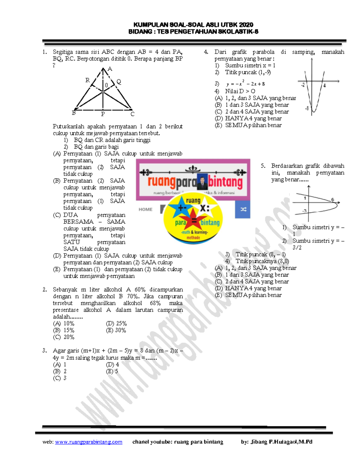 Soal Asli TPS UTBK 2020 -9 - KUMPULAN SOAL-SOAL ASLI UTBK 2020 BIDANG ...