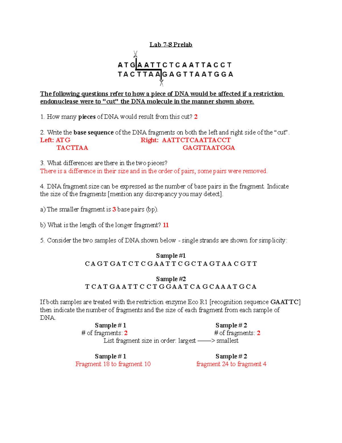 Lab 7-8 Prelab - Lab 7-8 Prelab The following questions refer to how a ...