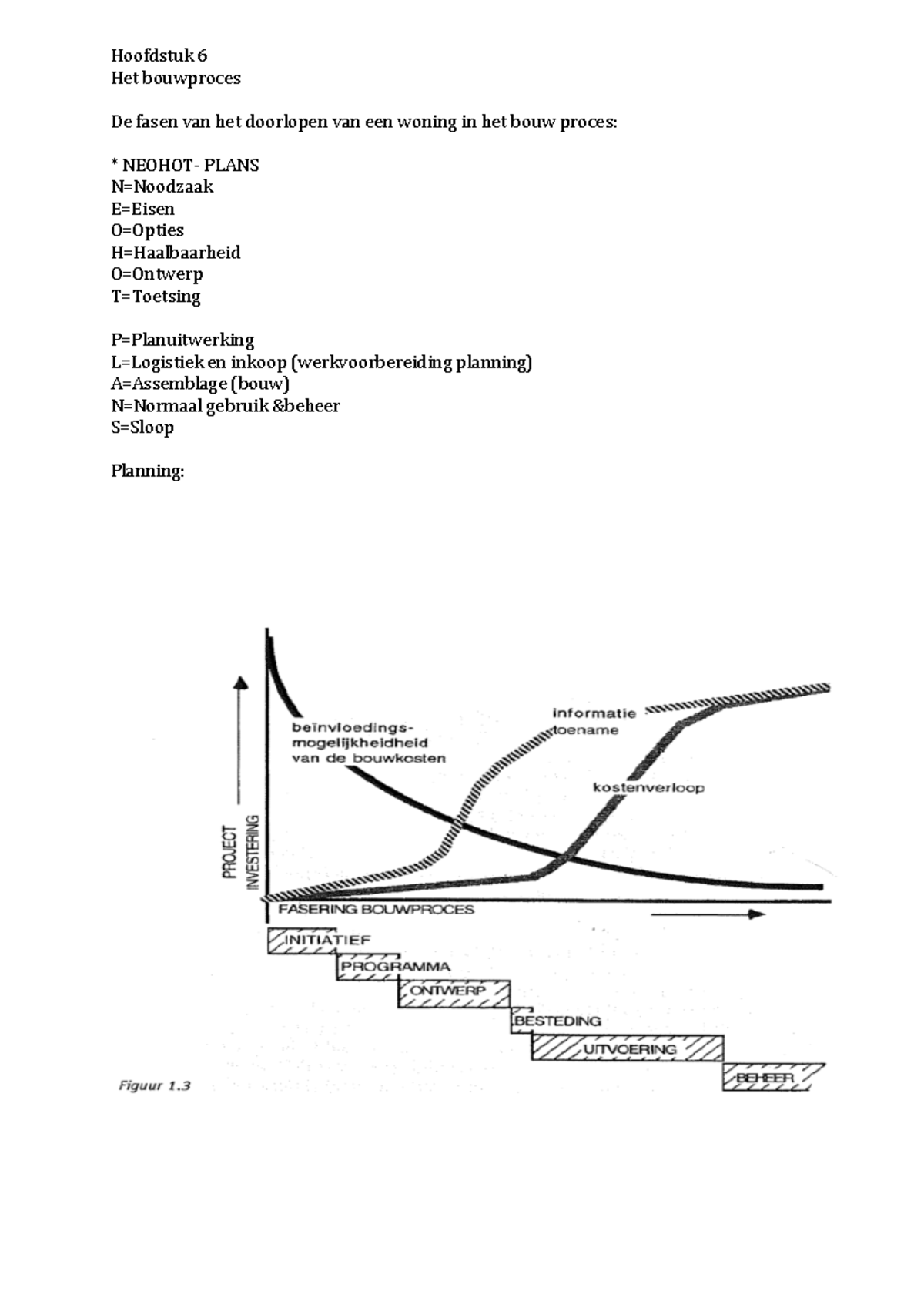 Aantekeningen VM Bouwkunde 1, college 1 - H6 - Hoofdstuk 6 Het ...
