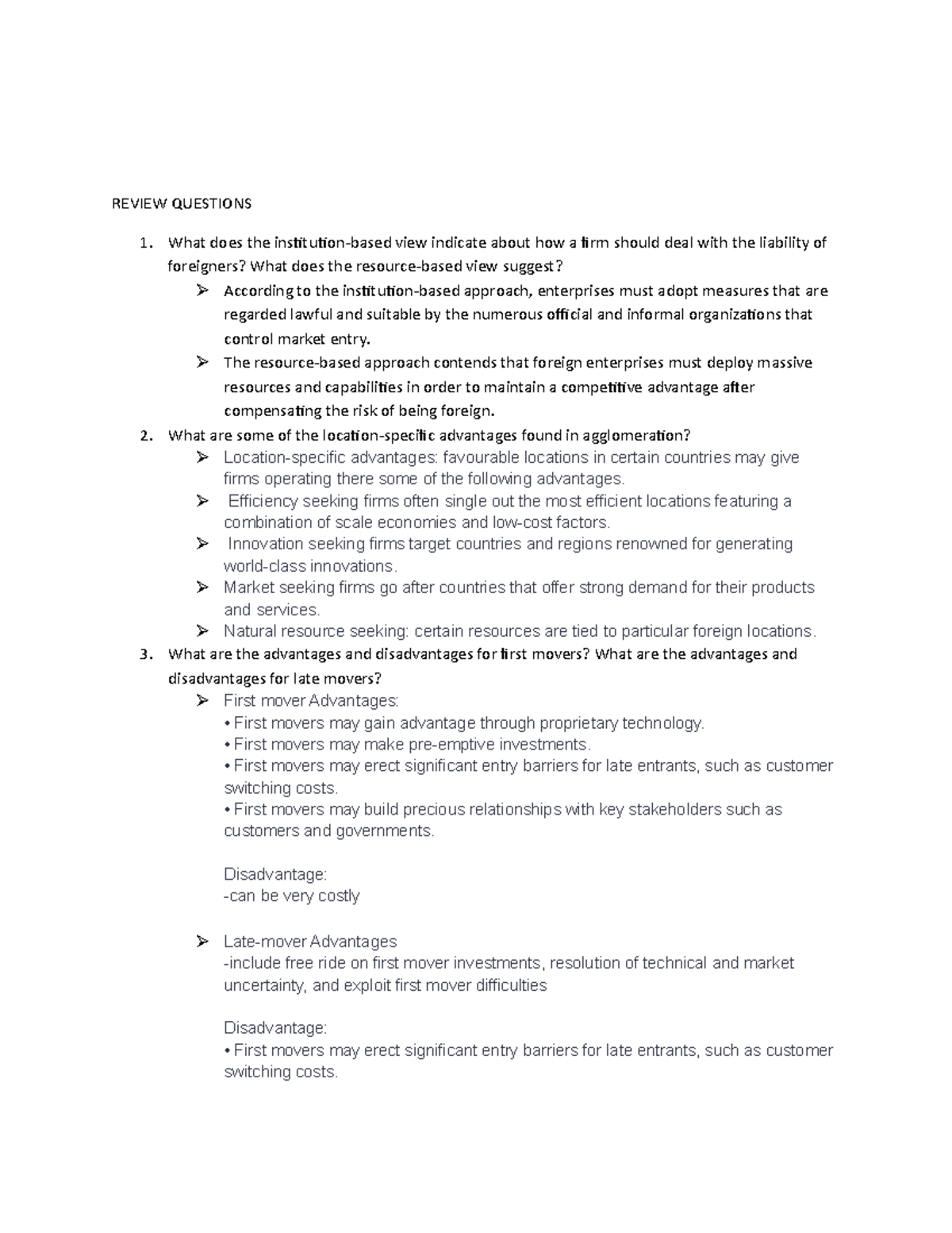 Chapter-10 - LECTURES - REVIEW QUESTIONS What does the institution ...