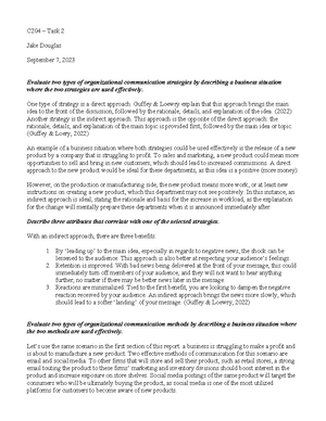 WGU Performance Assessment- BKM3 Task 1 - BKM3 — BKM3 TASK 1: PORTFOLIO ...